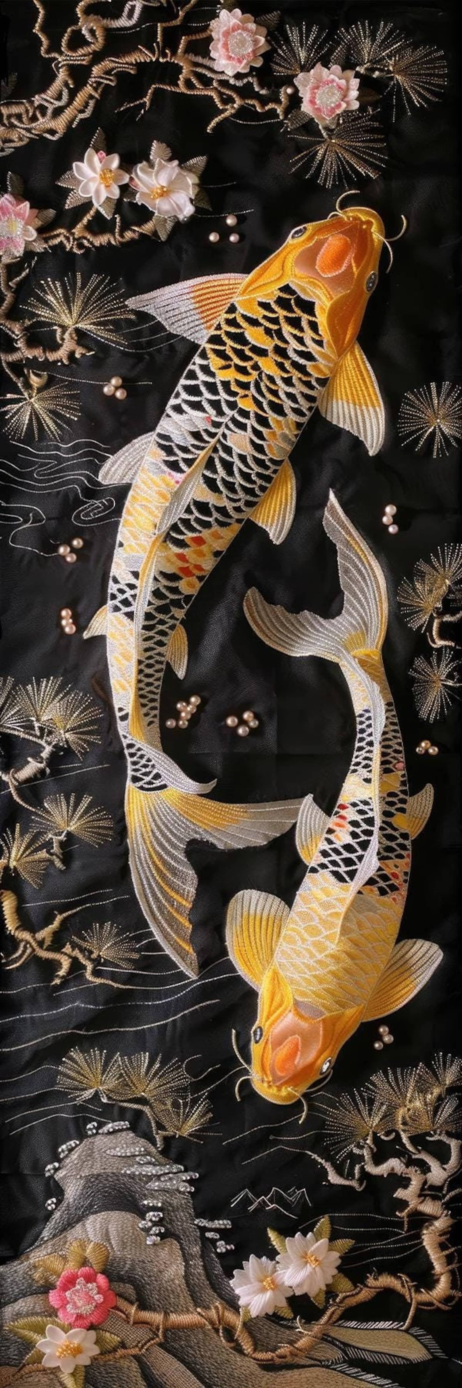 Narrow Koi Fish 17 Pattern Keeper Compatible PDF Instant Digital ...