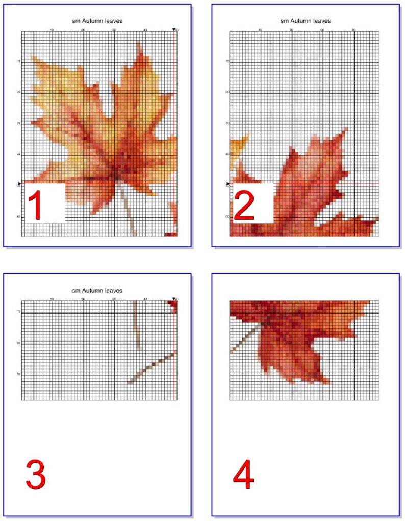 Small Pattern Bright Autumn Fall Maple Leaves Pattern Keeper Compatible ...