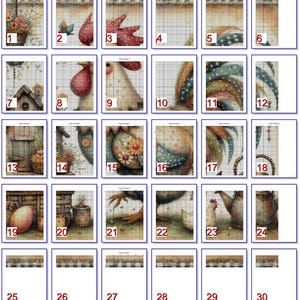 Calico Rooster 6 Pattern Keeper Compatible PDF Instant Digital Download ...