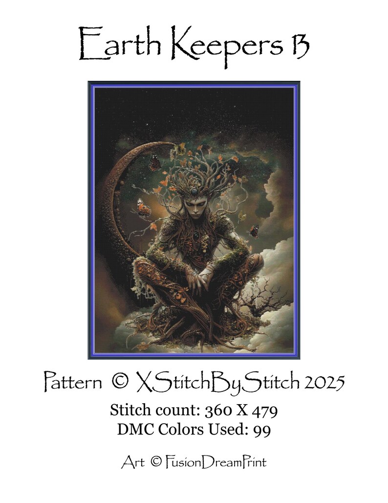 Earth Keepers 13 Dryad Fae Fairy, Large Pattern Keeper Compatible, PDF ...