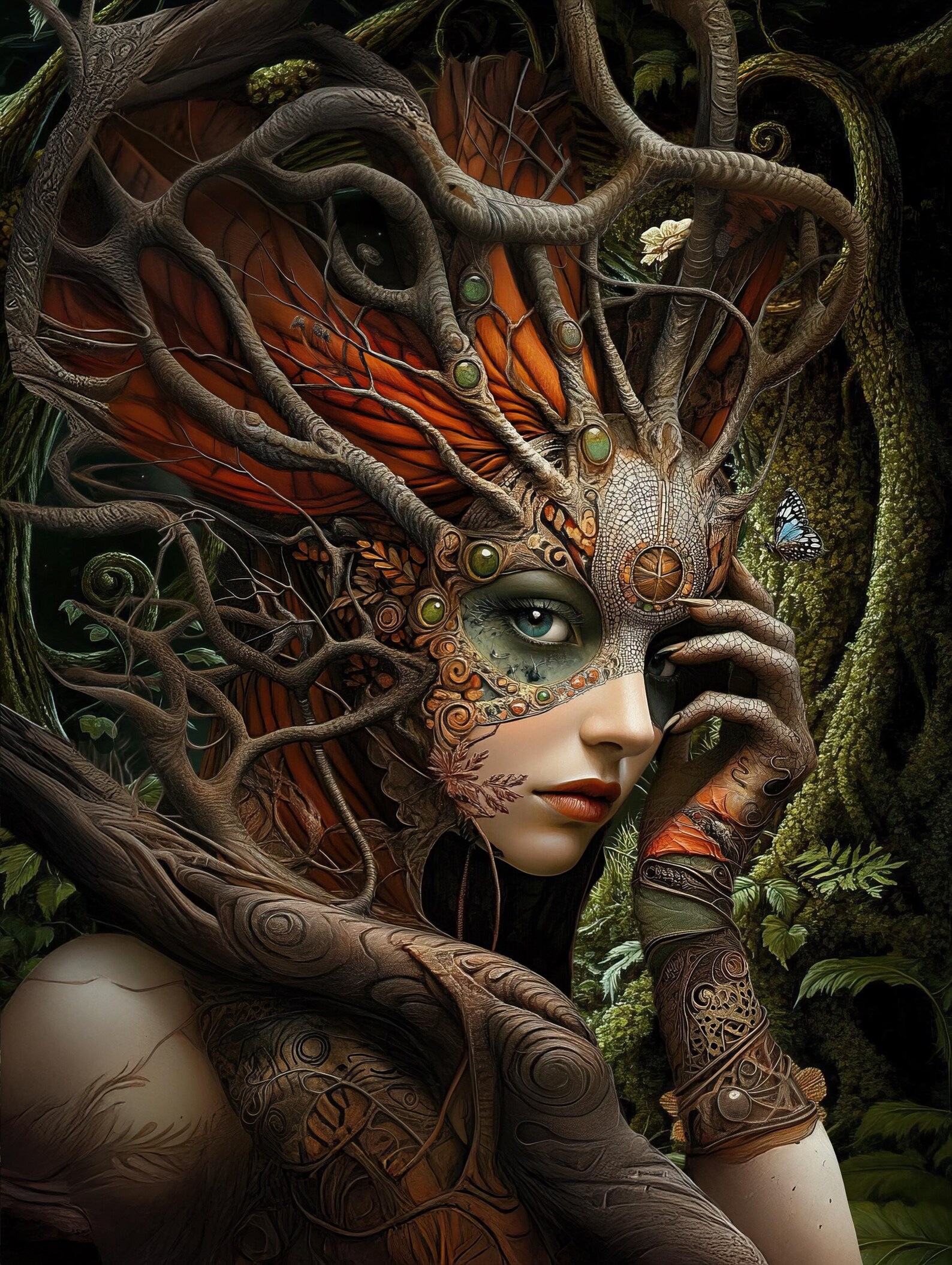 Earth Keepers 16 Dryad Fae Fairy, Large Pattern Keeper Compatible, PDF ...