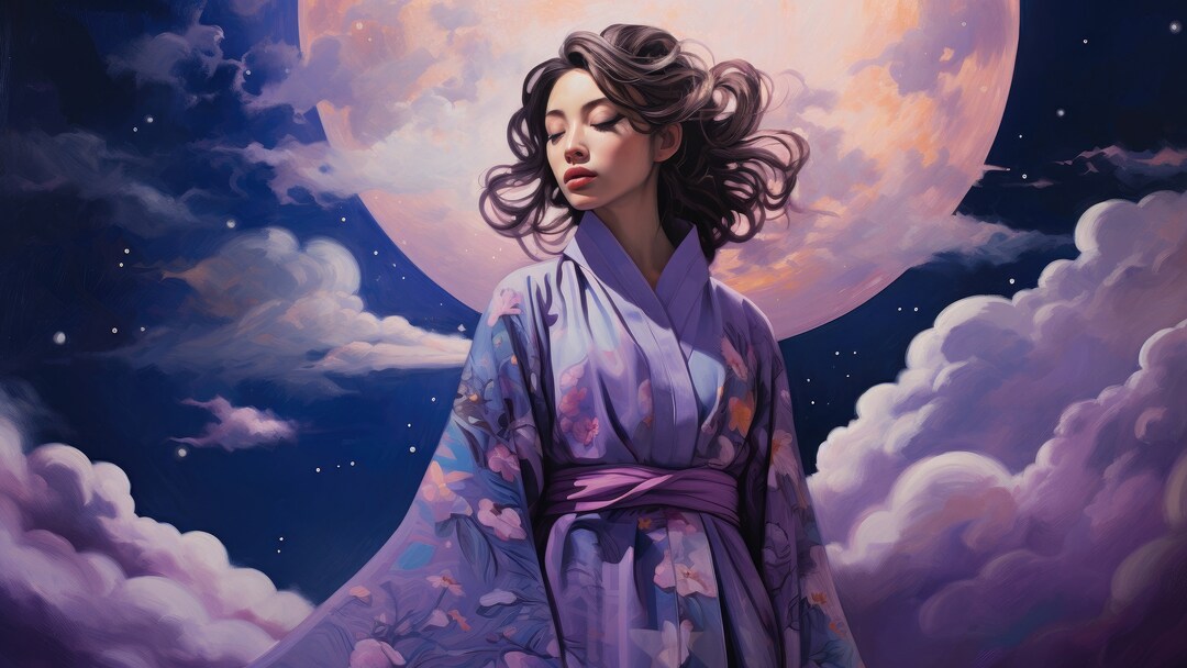 Japanese Lady Dream World Large Pattern Keeper Compatible PDF Instant ...