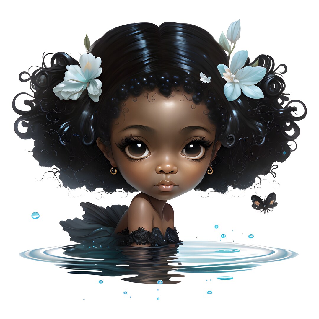 Chibi Water Fairy 9 Magic, Fae Faerie Pattern Keeper Compatible PDF ...