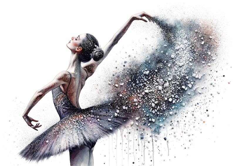 Watercolor Ballerina 8 PDF Instant Digital Download Counted Cross ...