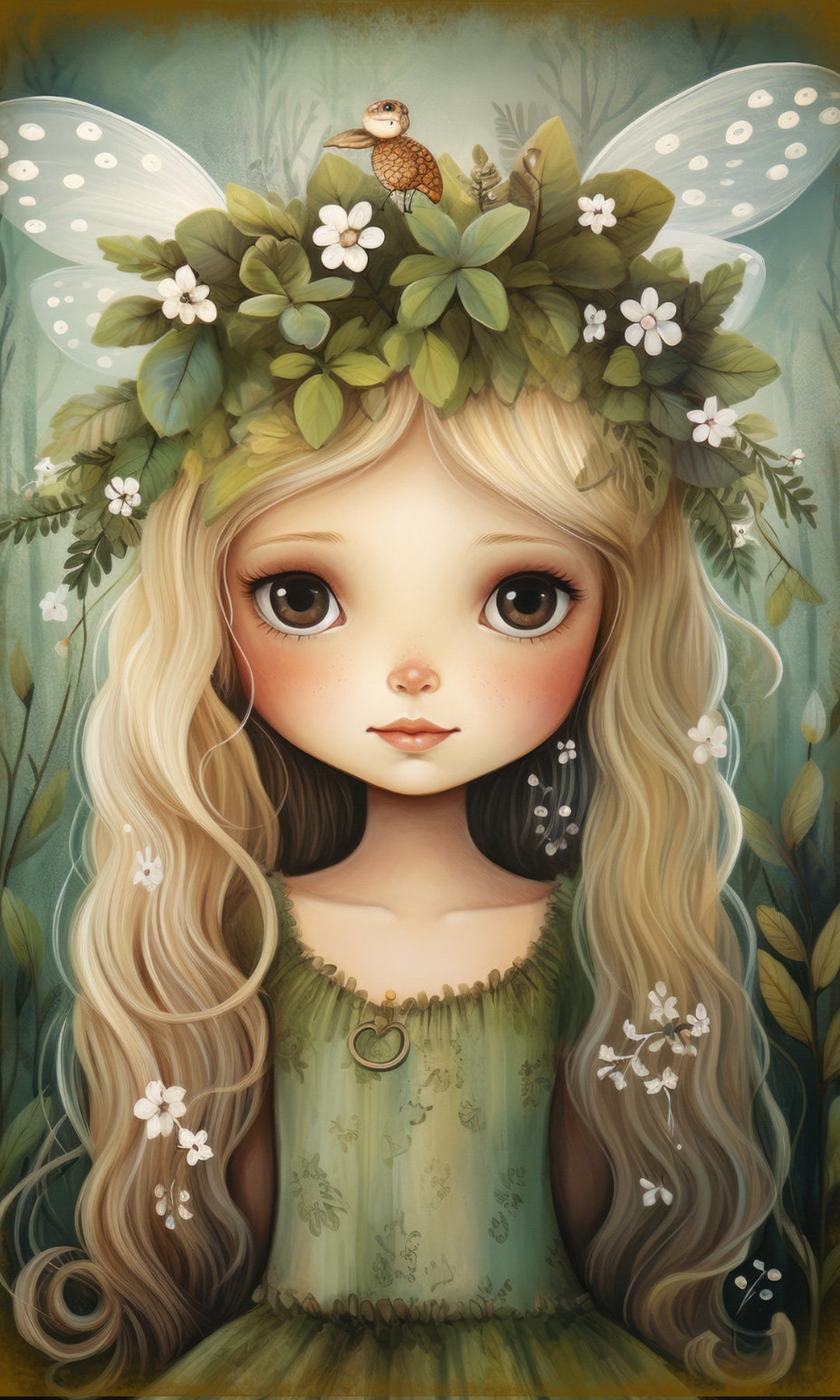 Cute Forest Fairy Pattern Keeper Compatible PDF Instant Digital ...