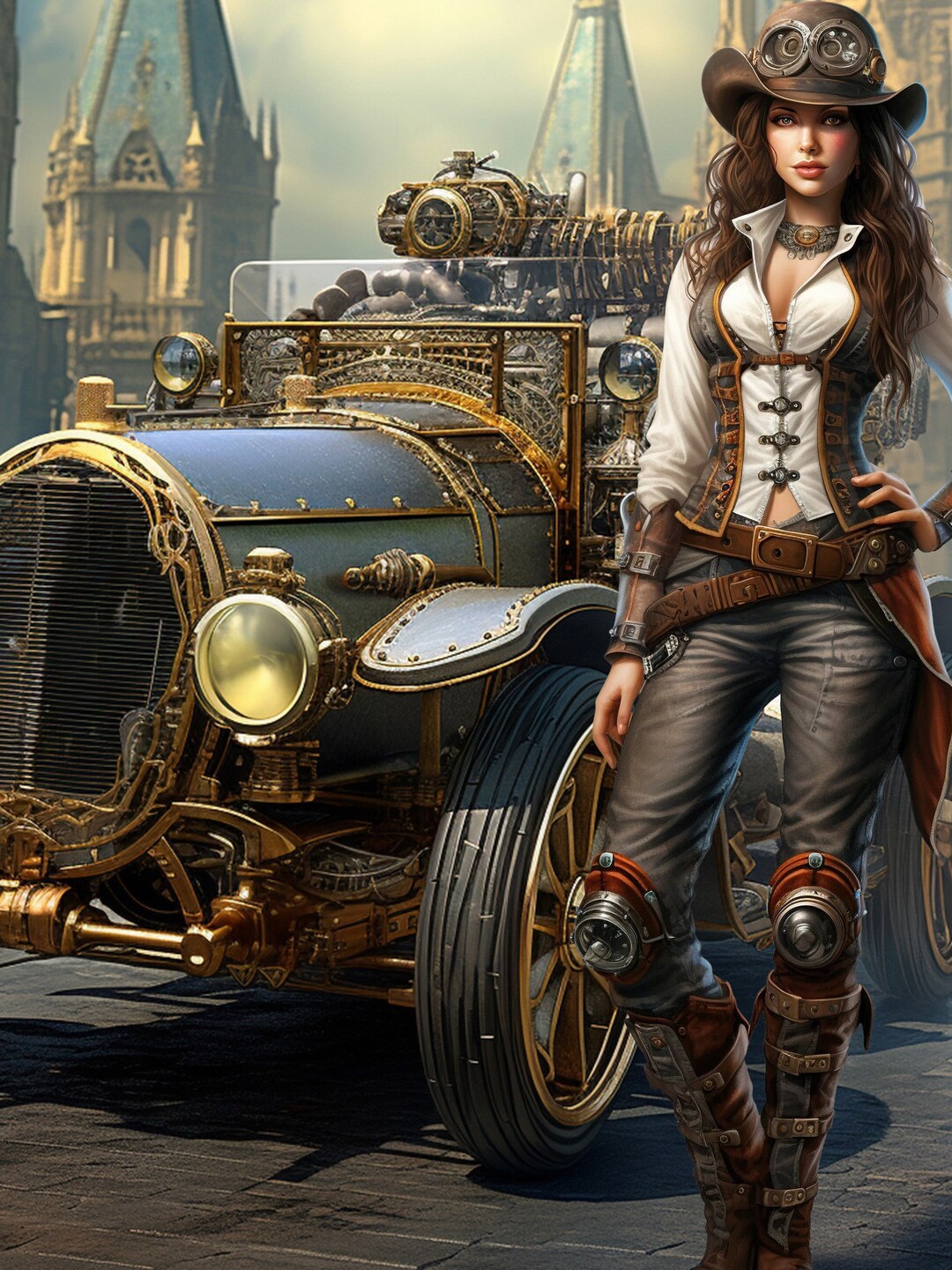 Steampunk Driver 2 Pattern Keeper Compatible PDF Instant Digital ...