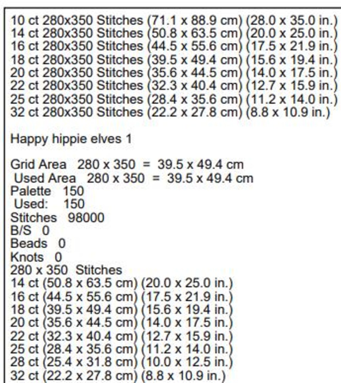 Happy Hippie Elf 1 Pattern Keeper Compatible PDF Instant Digital ...