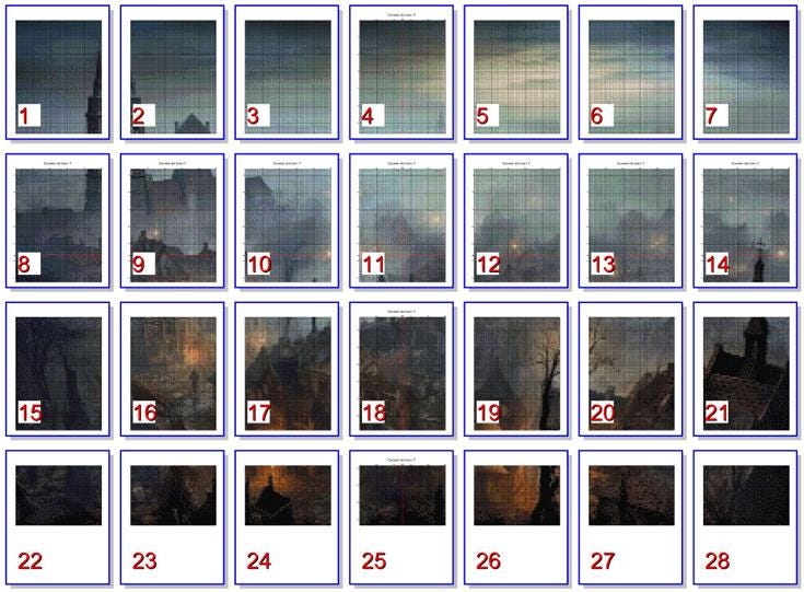 Cursed Old Town 7 Spooky Landscape Scene Pattern Keeper Compatible PDF ...