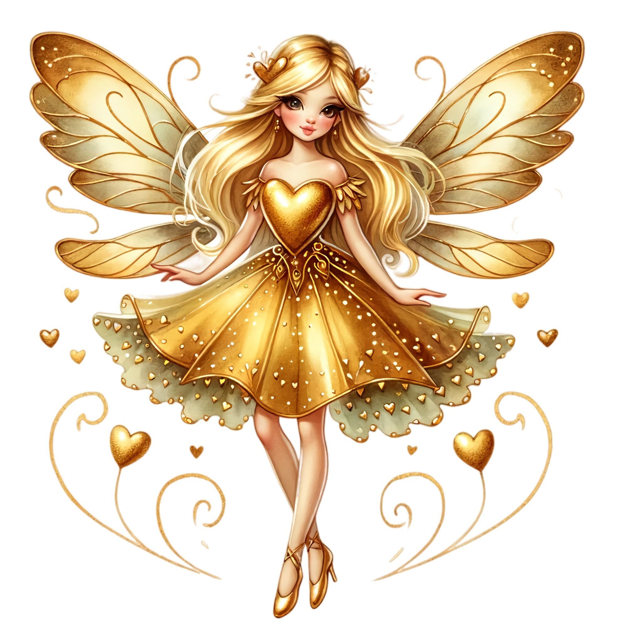 Golden Fairy Pattern Keeper Compatible PDF Instant Digital Download ...