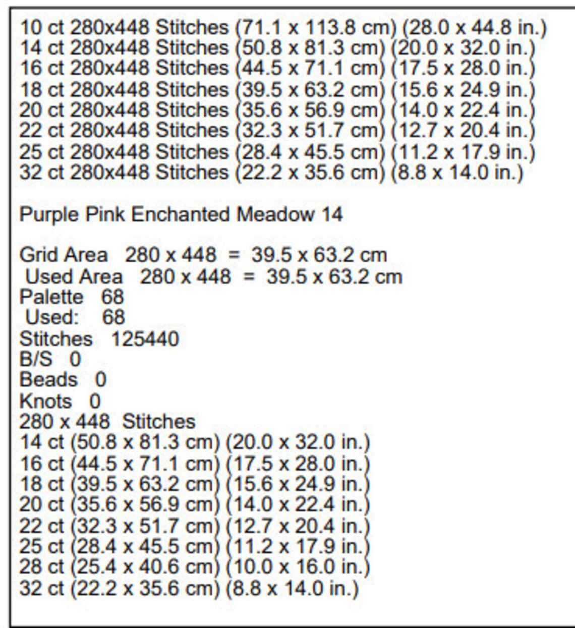 Purple Pink Enchanted Meadow 14 Pattern Keeper Compatible PDF Instant ...