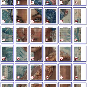 Beautiful Black Woman 9 Pattern Keeper Compatible PDF Instant Digital ...