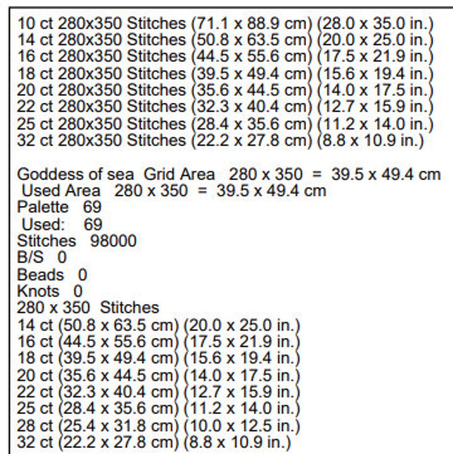 Goddess of the Sea Amphitrite Pattern Keeper Compatible PDF Instant ...