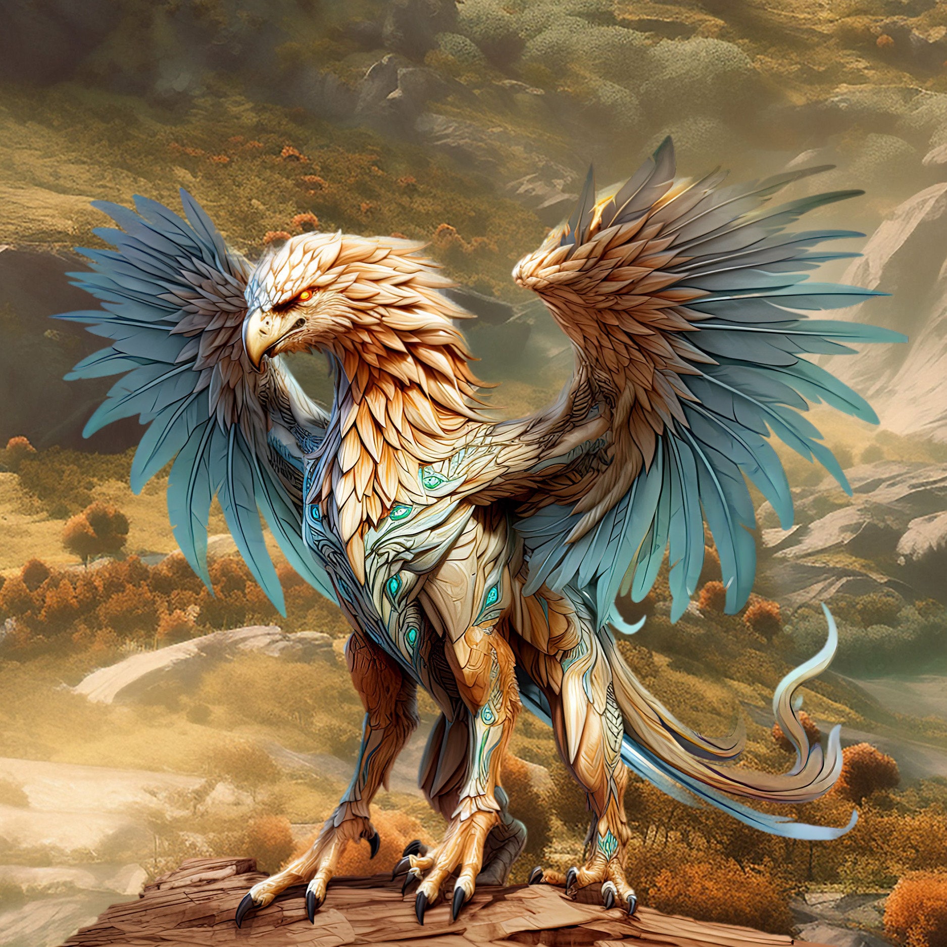 Griffin Gryphon Chimera PDF Instant Digital Download Counted Cross ...