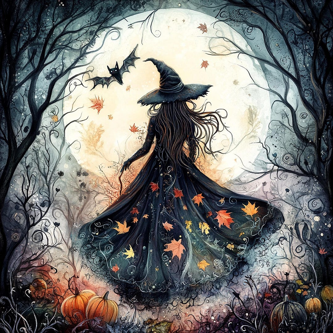 Enchanted Autumn Witch 12, Pattern Keeper Compatible, PDF Instant ...