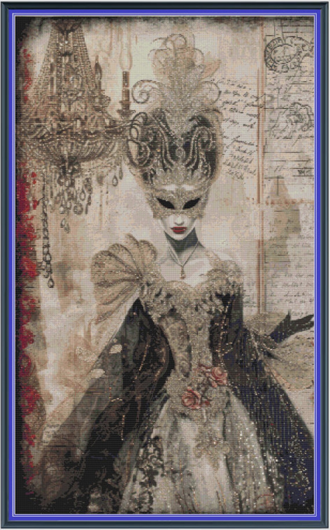 Victorian Masquerade Pattern Keeper Compatible PDF Instant Digital ...