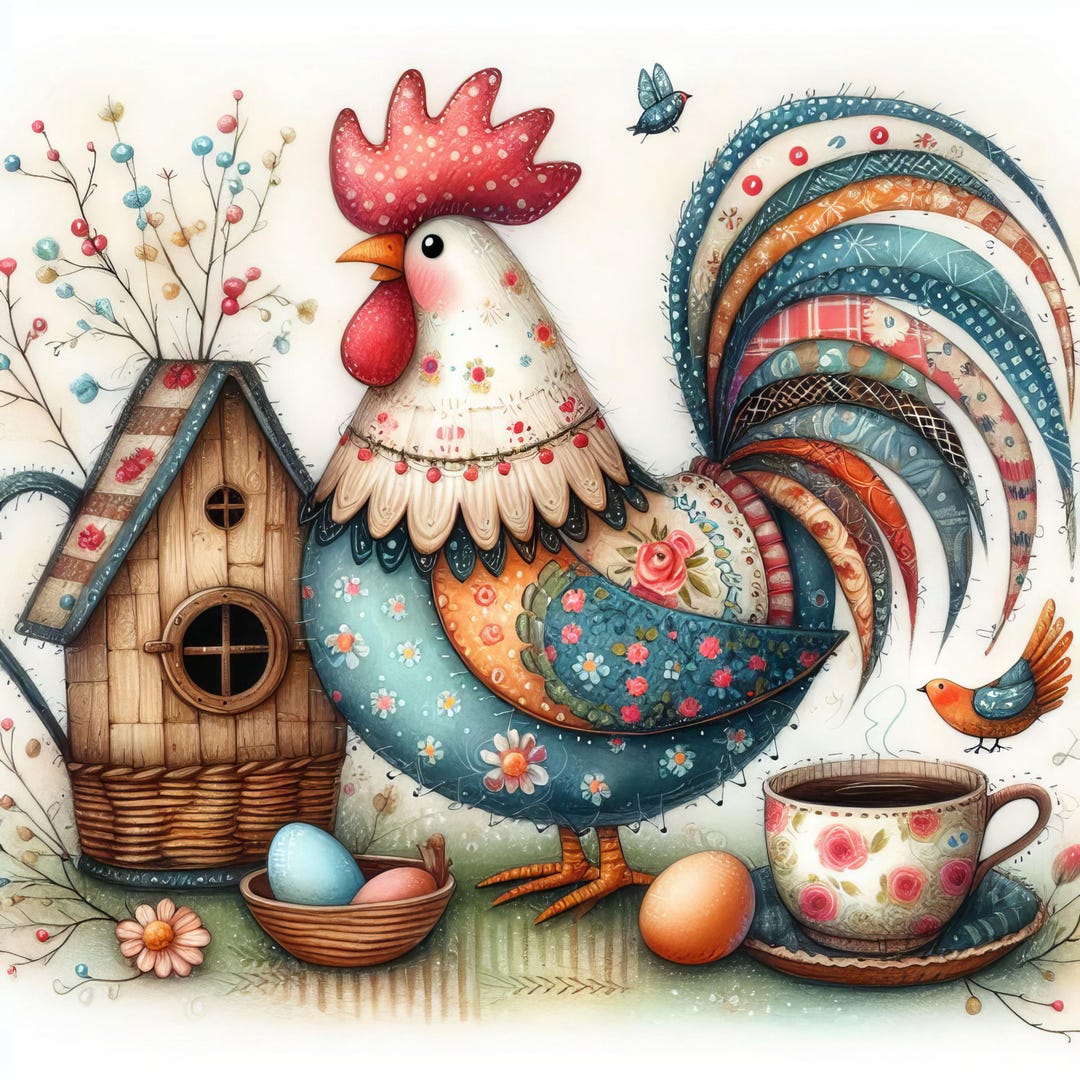 Calico Rooster 10 Pattern Keeper Compatible PDF Instant Digital ...