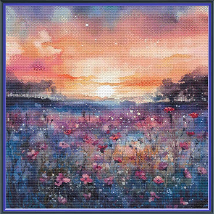 Wildflower Meadow 6 Pattern Keeper Compatible, PDF Instant Digital ...