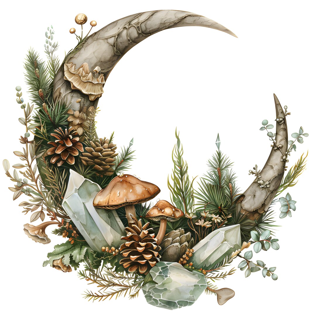 Fairytale Witches Crescent Moon 3, Boho Pattern Keeper Compatible PDF ...