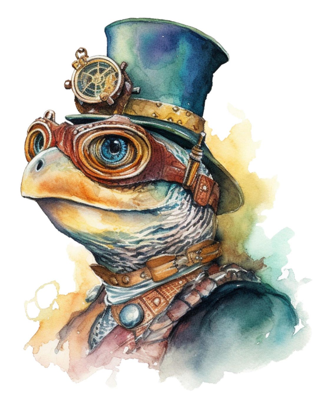 Steampunk Turtle Portrait 4 Pattern Keeper Compatible PDF Instant ...