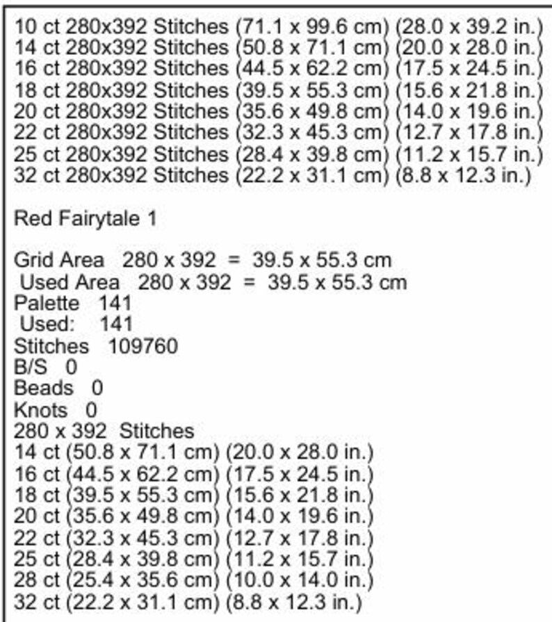 Red Fairytale 1, Fairy Fae Princess Pattern Keeper Compatible PDF ...