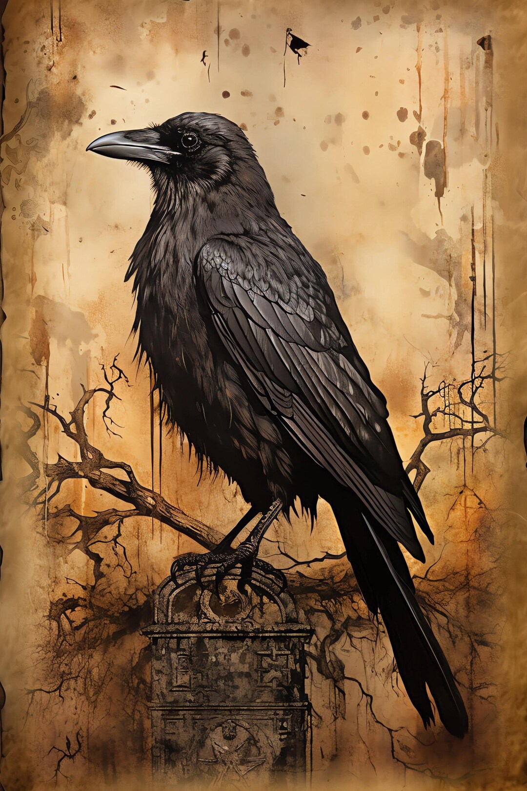 Black Raven the Messenger 9, Pattern Keeper Compatible, PDF Instant ...