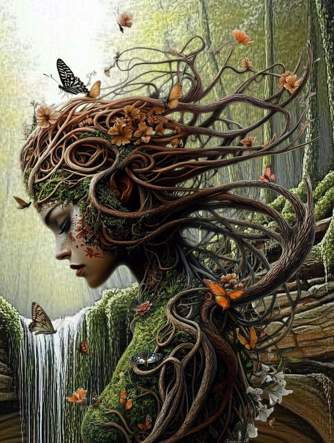 Earth Keepers 34 Dryad Fae Fairy, Large Pattern Keeper Compatible, PDF ...