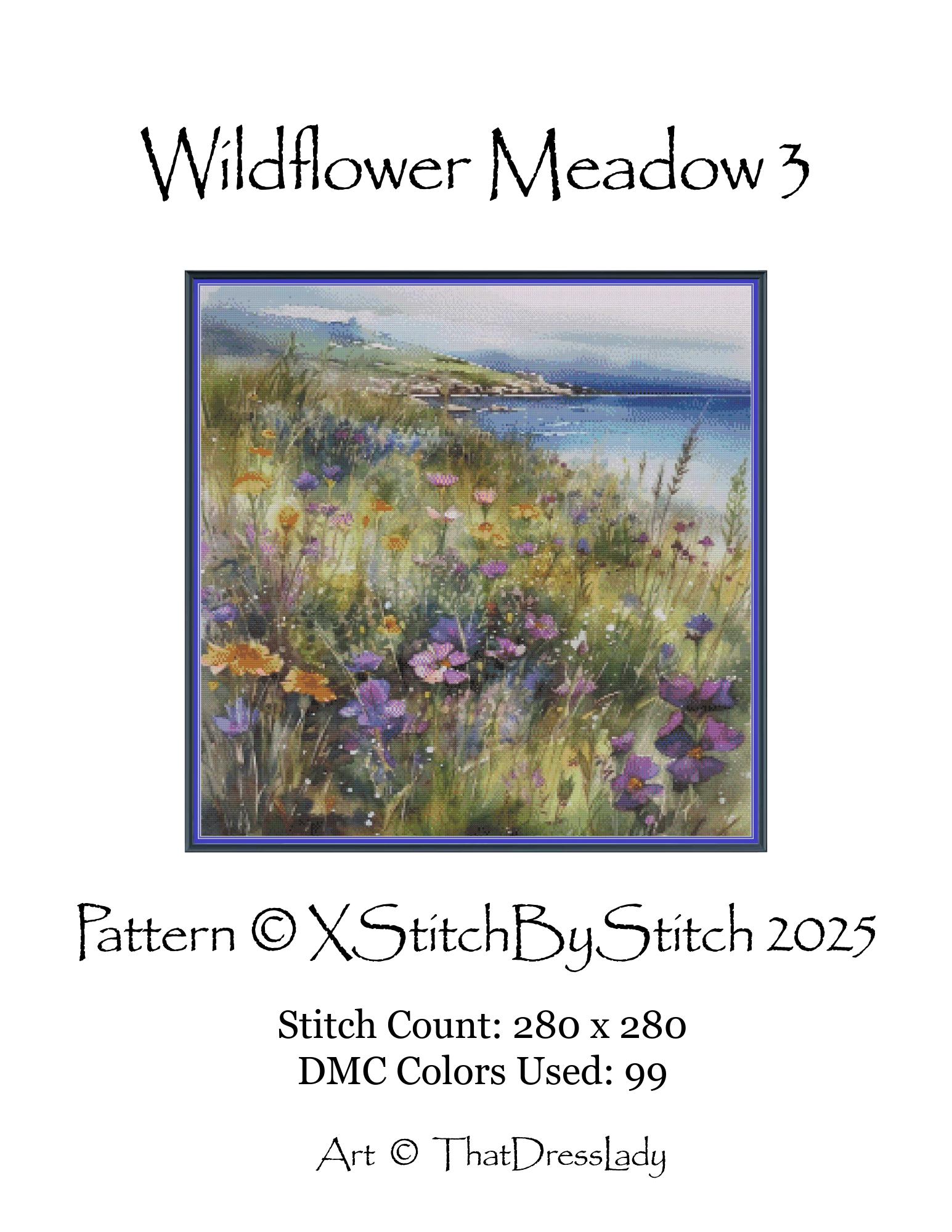 Wildflower Meadow 3, Pattern Keeper Compatible, PDF Instant Digital ...