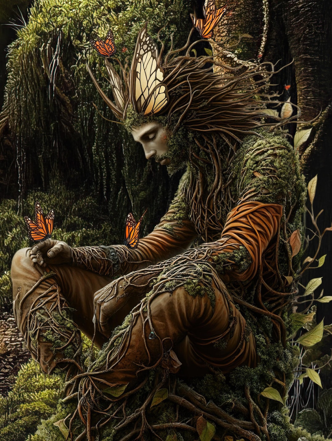 Earth Keepers 19 Dryad Fae Fairy, Large Pattern Keeper Compatible, PDF ...