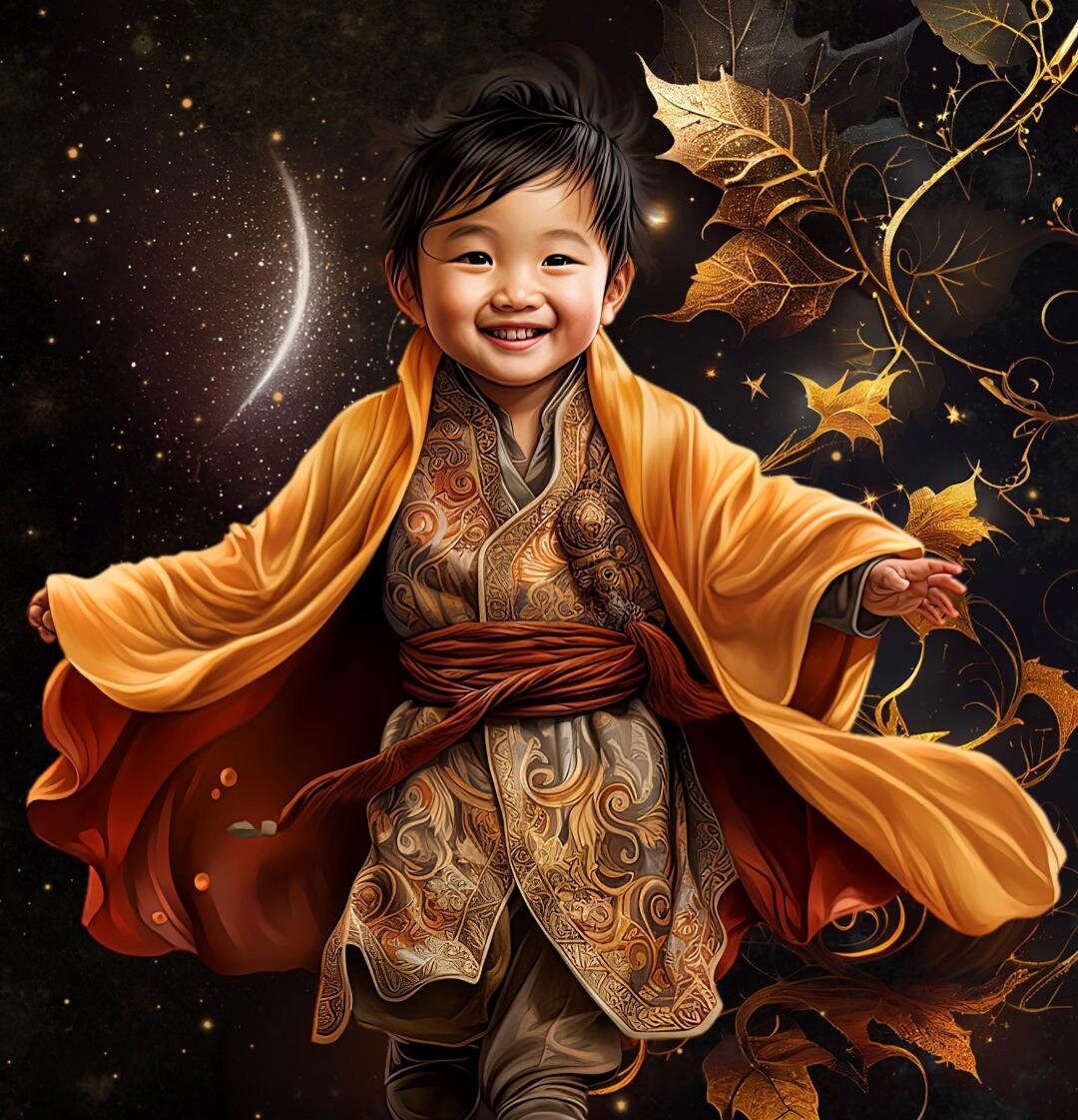 Little Wizard Golden Child Pattern Keeper Compatible PDF Instant ...