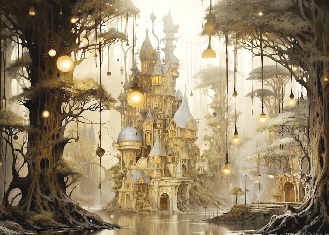 Fairy Forest Castle Bog Pattern Keeper Compatible PDF Instant Digital ...