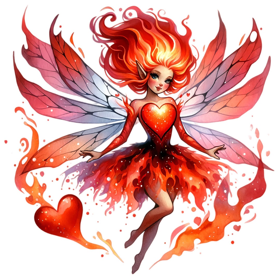 Golden Flame Fire Fairy Pattern Keeper Compatible PDF Instant Digital ...