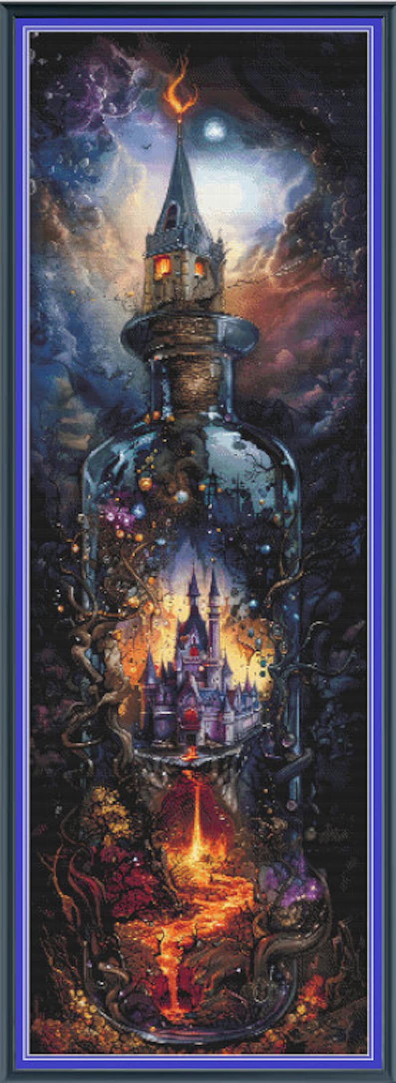 Narrow Pattern Fantasy Worlds in a Bottle 12 Pattern Keeper Compatible ...