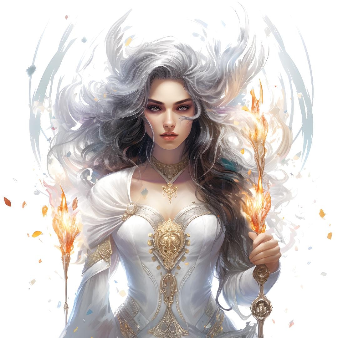 White Magic Witch 2 Large Pattern Keeper Compatible PDF Instant Digital Download Counted Cross ...