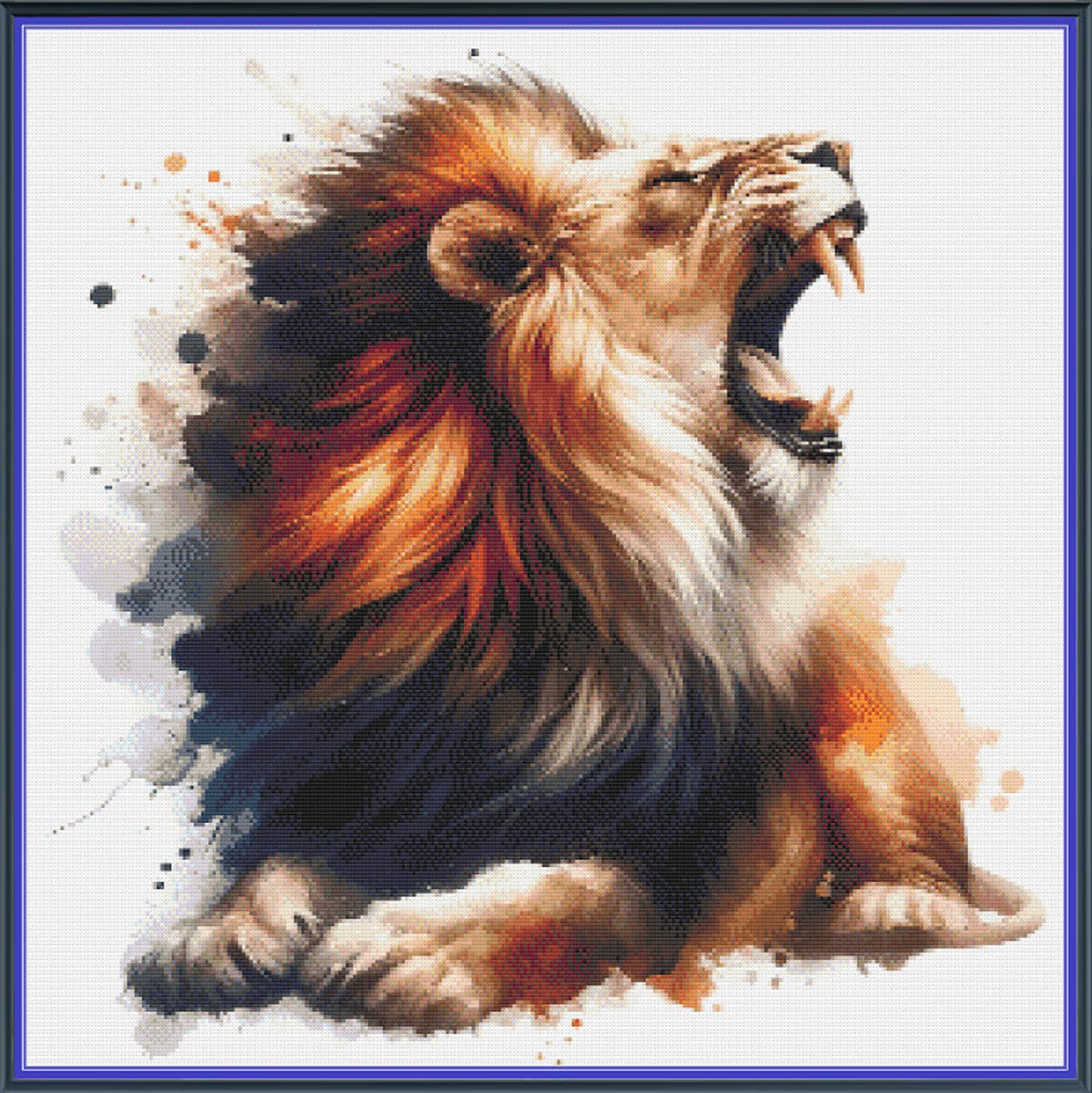 Fearsome African Lion 4 Big Cat Totem PDF Instant Digital Download ...