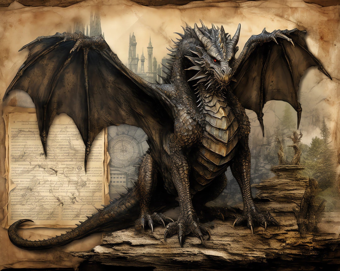 Black Dragon Royal Guard Pattern Keeper Compatible PDF Instant Digital ...