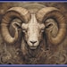 Big Horn Sheep Wood Carved Spirit Totem Aries Ram PDF Instant Digital ...