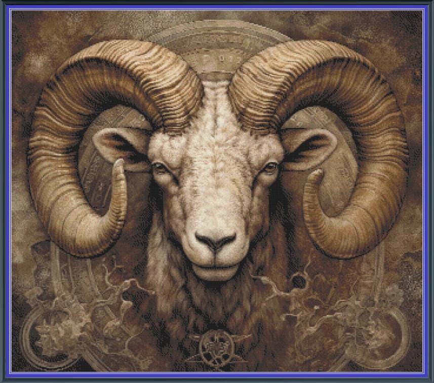 Big Horn Sheep Wood Carved Spirit Totem Aries Ram PDF Instant Digital ...