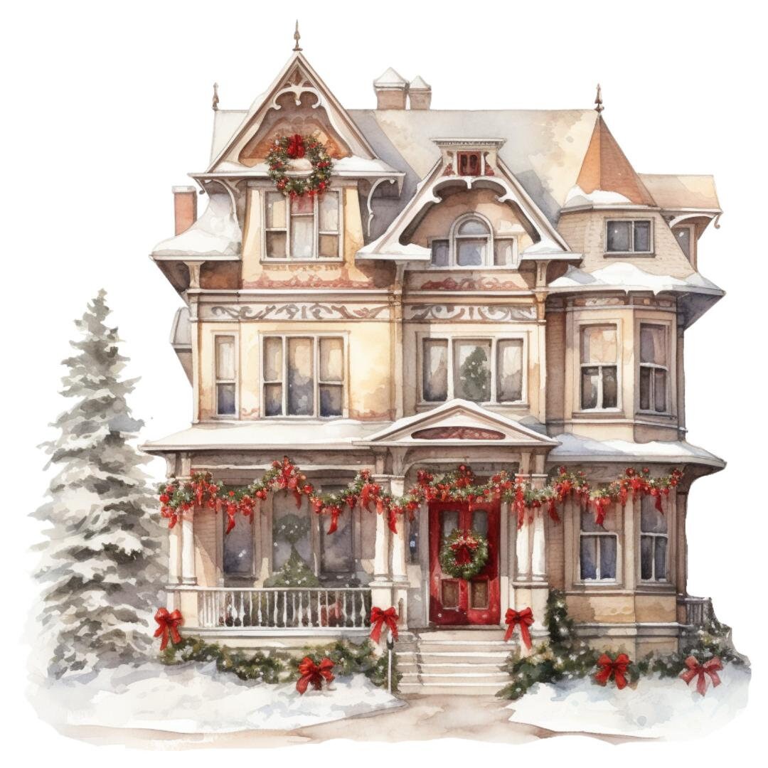 Christmas House Winter Landscape Pattern Keeper Compatible PDF Instant ...