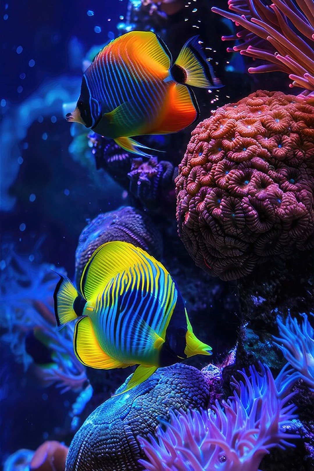 Biofluorescent Sea Life 2 Butterfly Fish, Pattern Keeper Compatible PDF ...