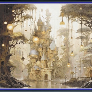 Fairy Forest Castle Bog Pattern Keeper Compatible PDF Instant Digital ...