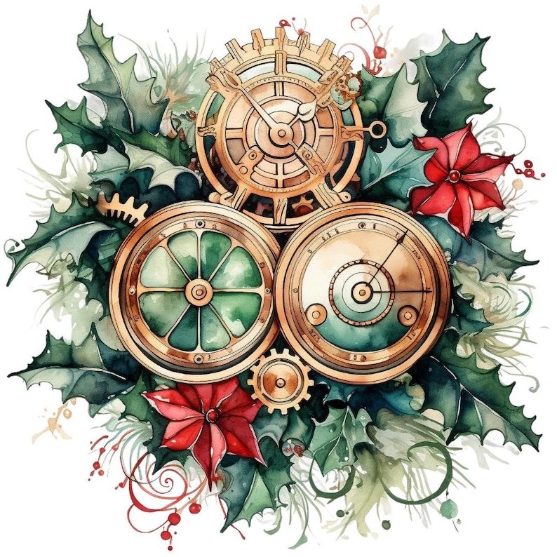 Steampunk Christmas Decoration Pattern PDF Instant Digital - Etsy
