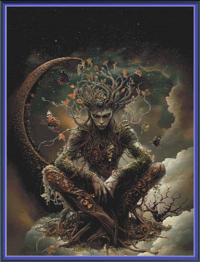 Earth Keepers 13 Dryad Fae Fairy, Large Pattern Keeper Compatible, PDF ...