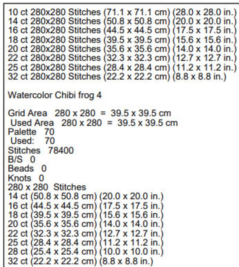 Watercolor Green Chibi Tree Frog 4 PDF Instant Digital Download Counted ...