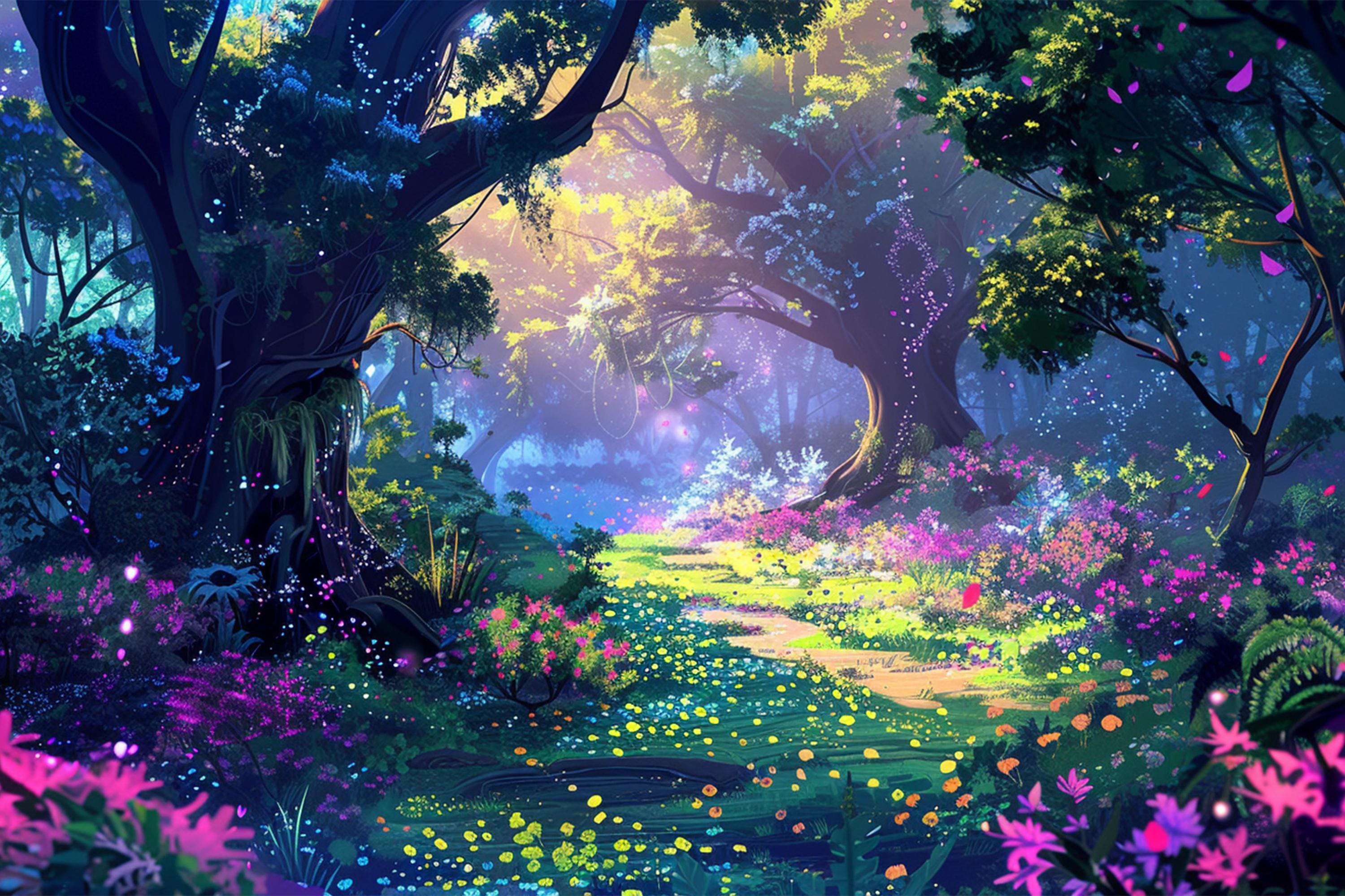 Fantasy Forest Landscape 21, Pattern Keeper Compatible, PDF Instant ...