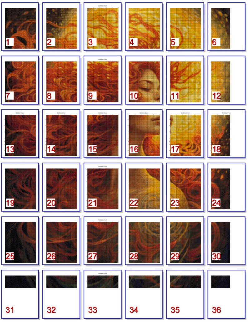 Goddess of the Sun Sol Pattern Keeper Compatible PDF Instant Digital ...