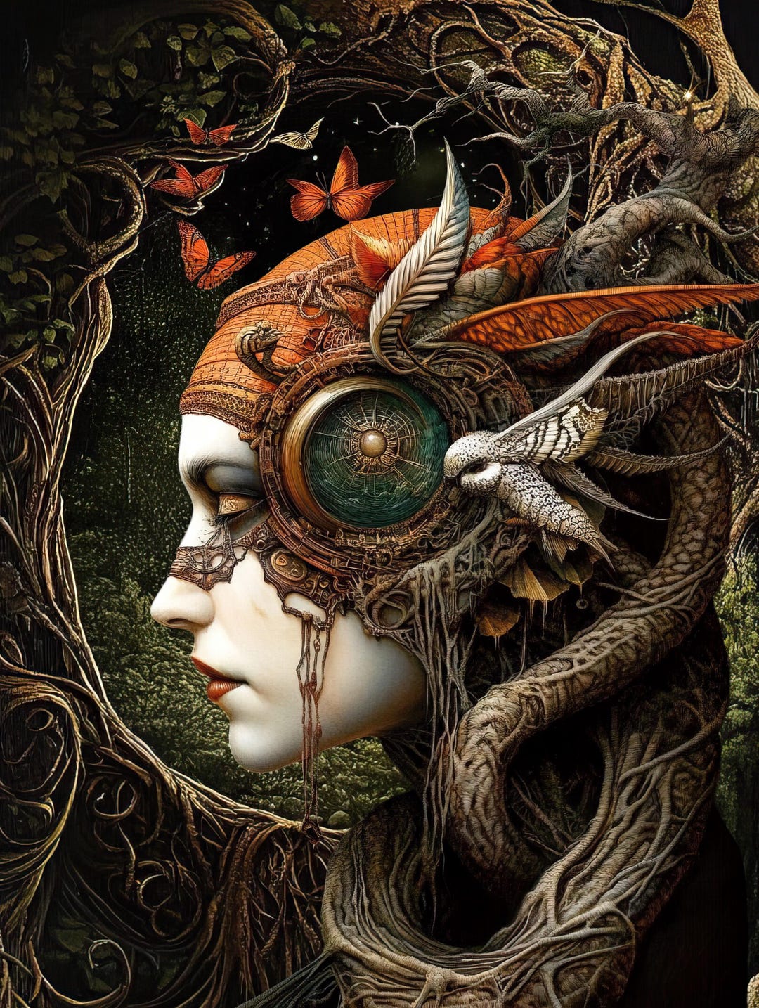 Earth Keepers 35 Dryad Fae Fairy, Large Pattern Keeper Compatible, PDF ...
