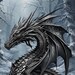 Black Forest Dragon Large Midsize Pattern Keeper Compatible PDF Instant ...