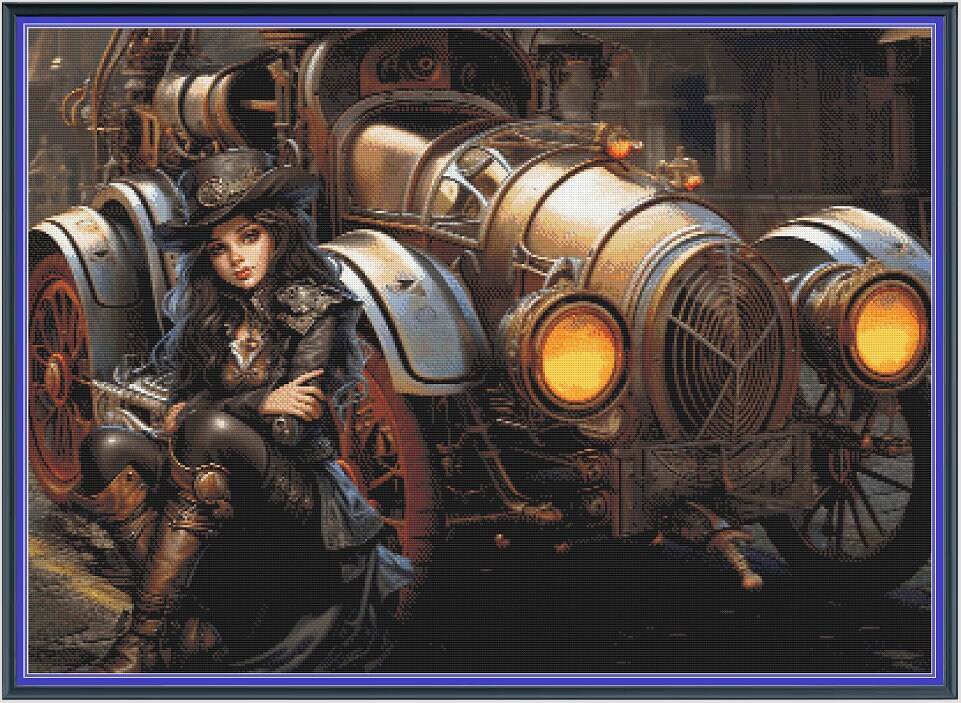 Steampunk Driver 4 Pattern Keeper Compatible PDF Instant Digital ...