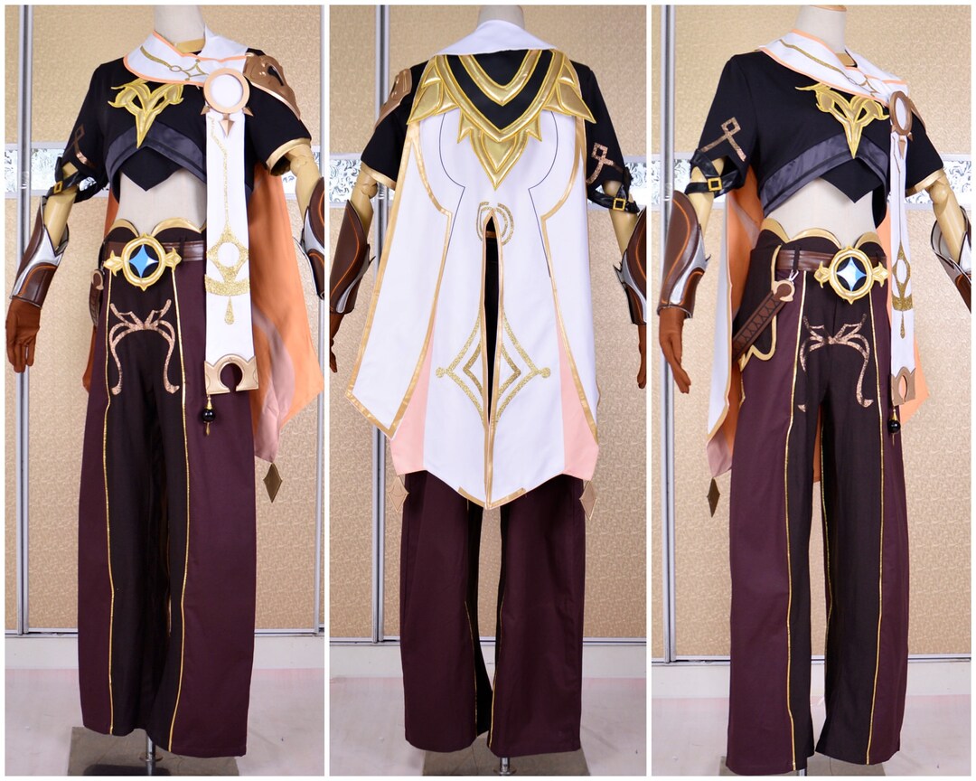 Genshin Impact Aether Cosplay Costume Aether Game Outfit Etsy