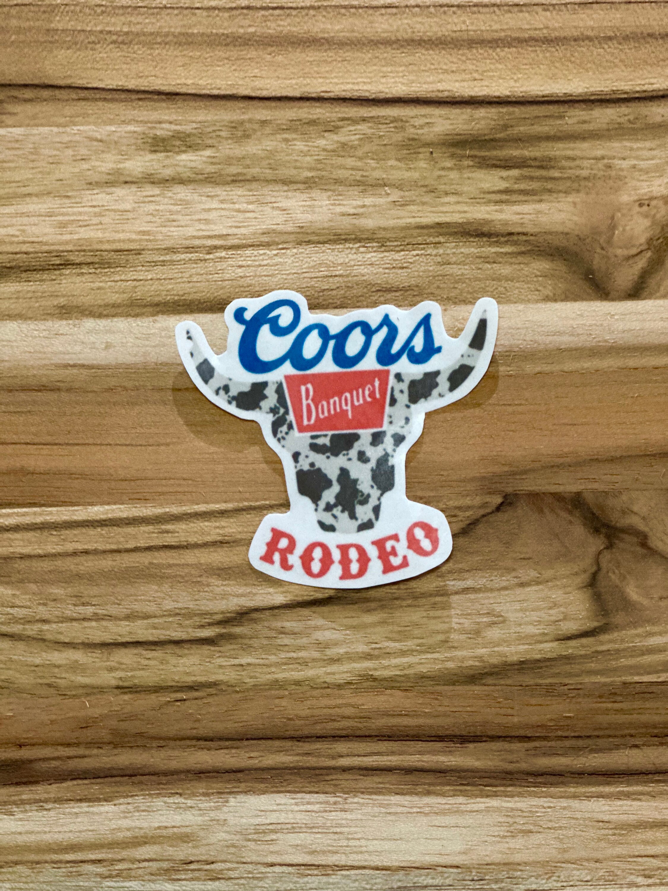 Coors Banquet Rodeo Sticker Howdy Western Sticker, Weatherproof Vinyl ...